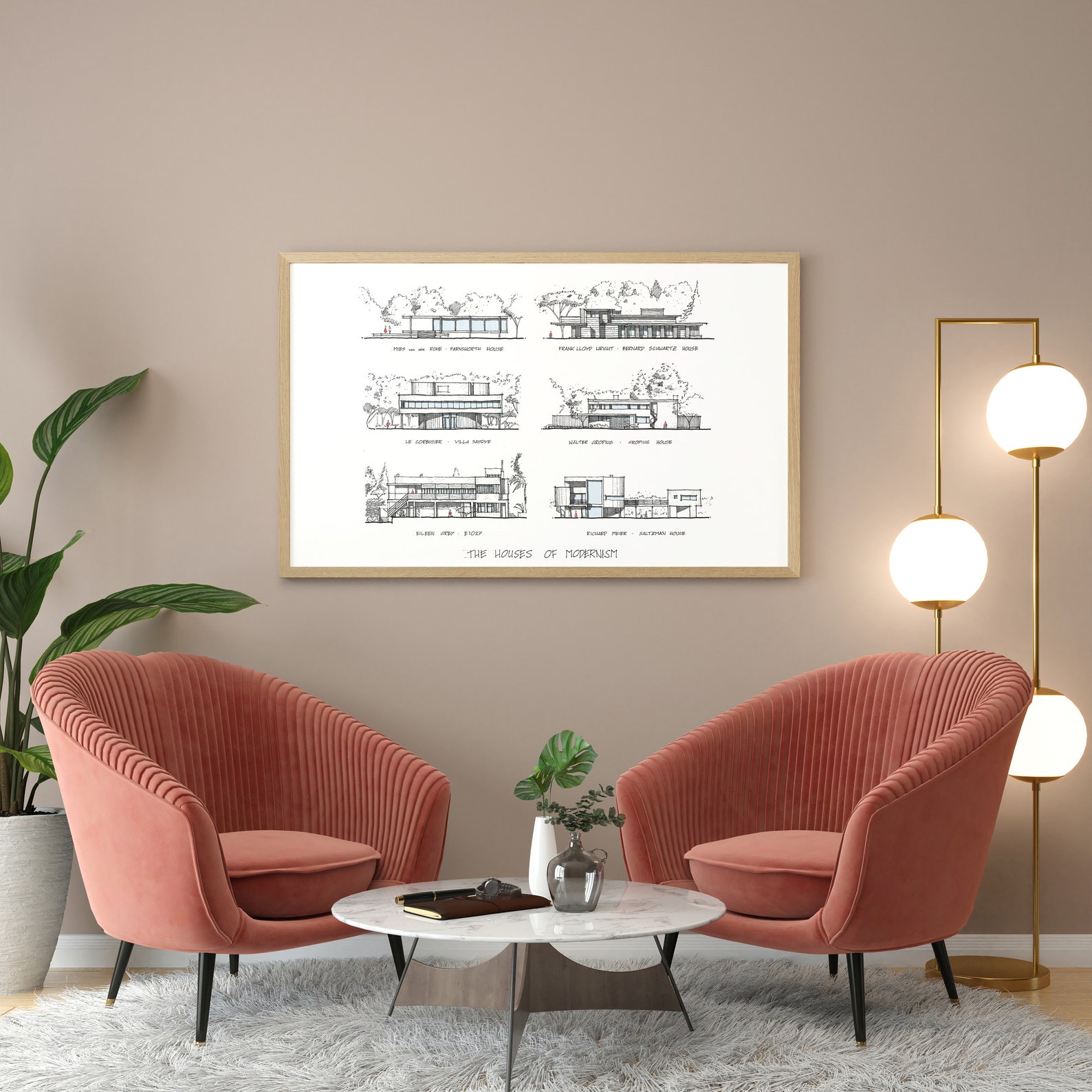 Houses of Modernism, Mies Van Der Rohe, Le Corbusier, Eileen Grey ...