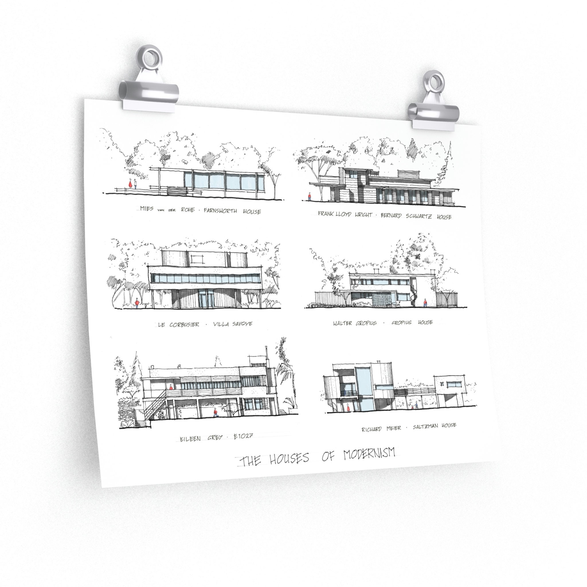 Houses of Modernism, Mies Van Der Rohe, Le Corbusier, Eileen Grey ...