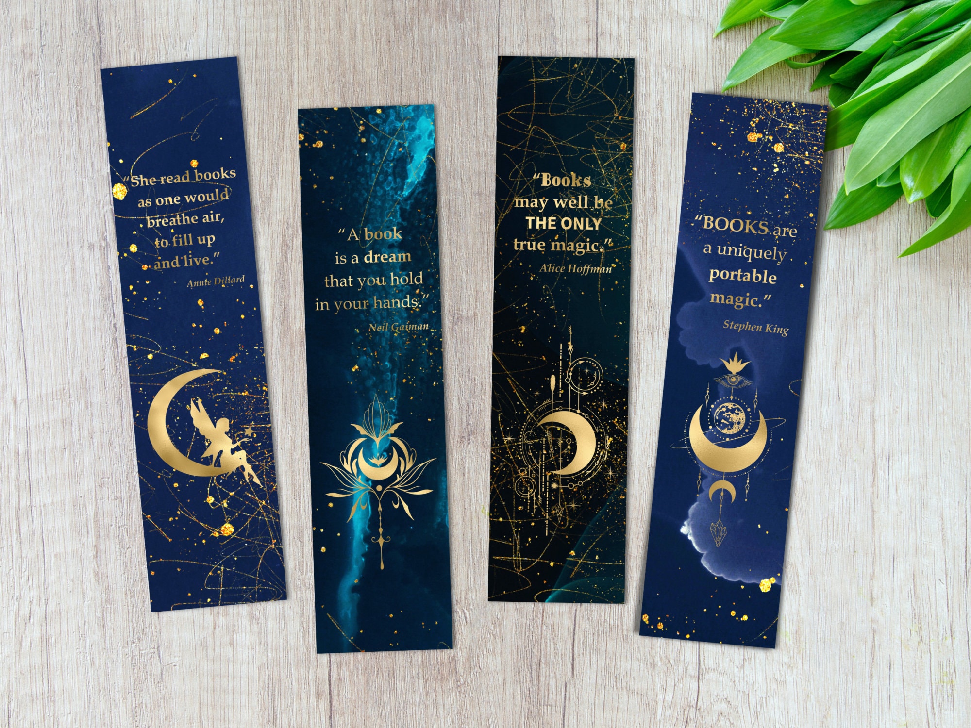 Celestial Bookmarks, Mystical Bookmarks, Celestial Bookmarks Printable ...