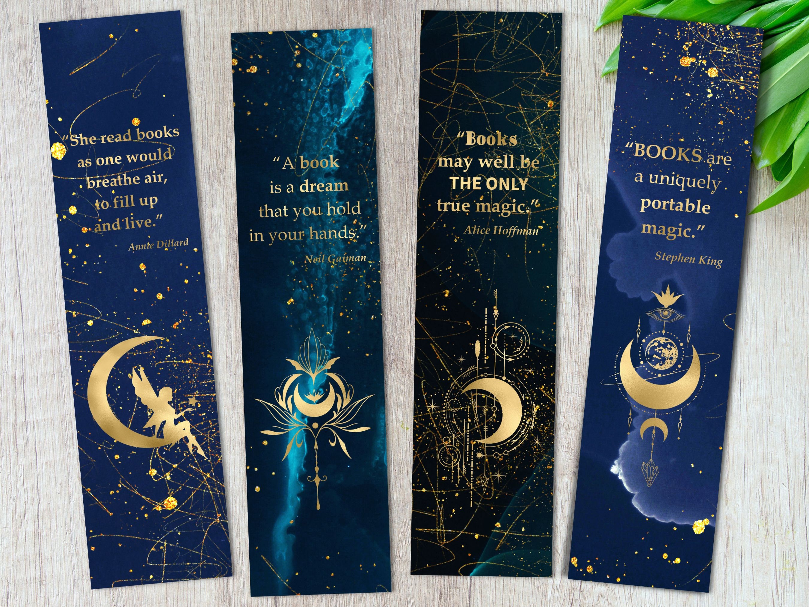 Celestial Bookmarks, Mystical Bookmarks, Celestial Bookmarks Printable ...