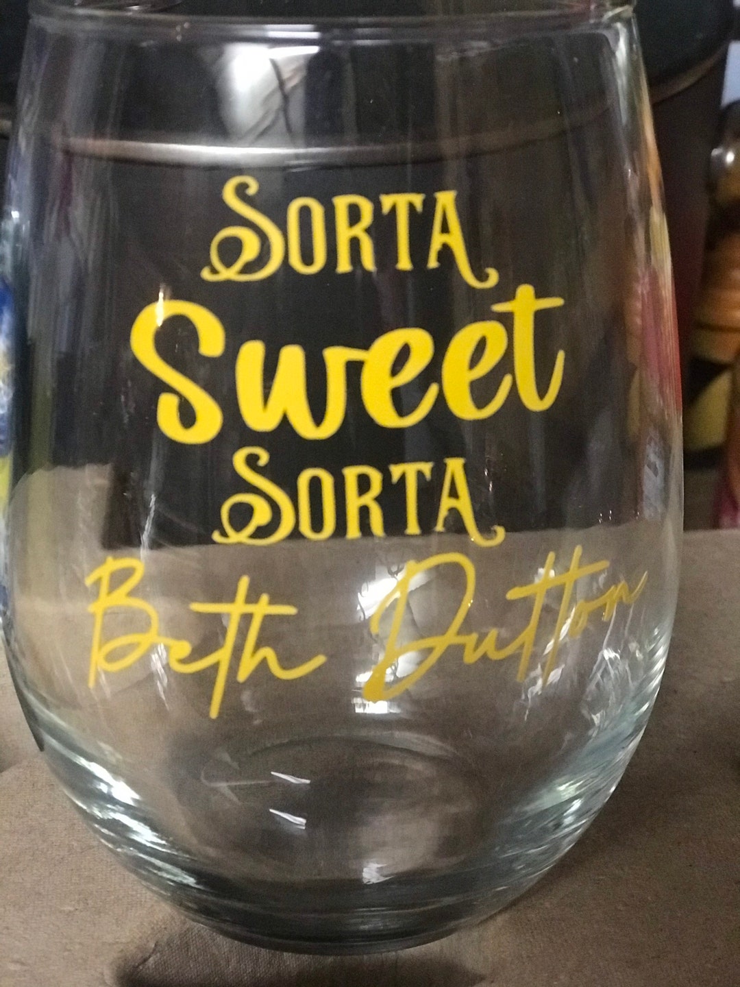 Beth Dutton Glass - Etsy