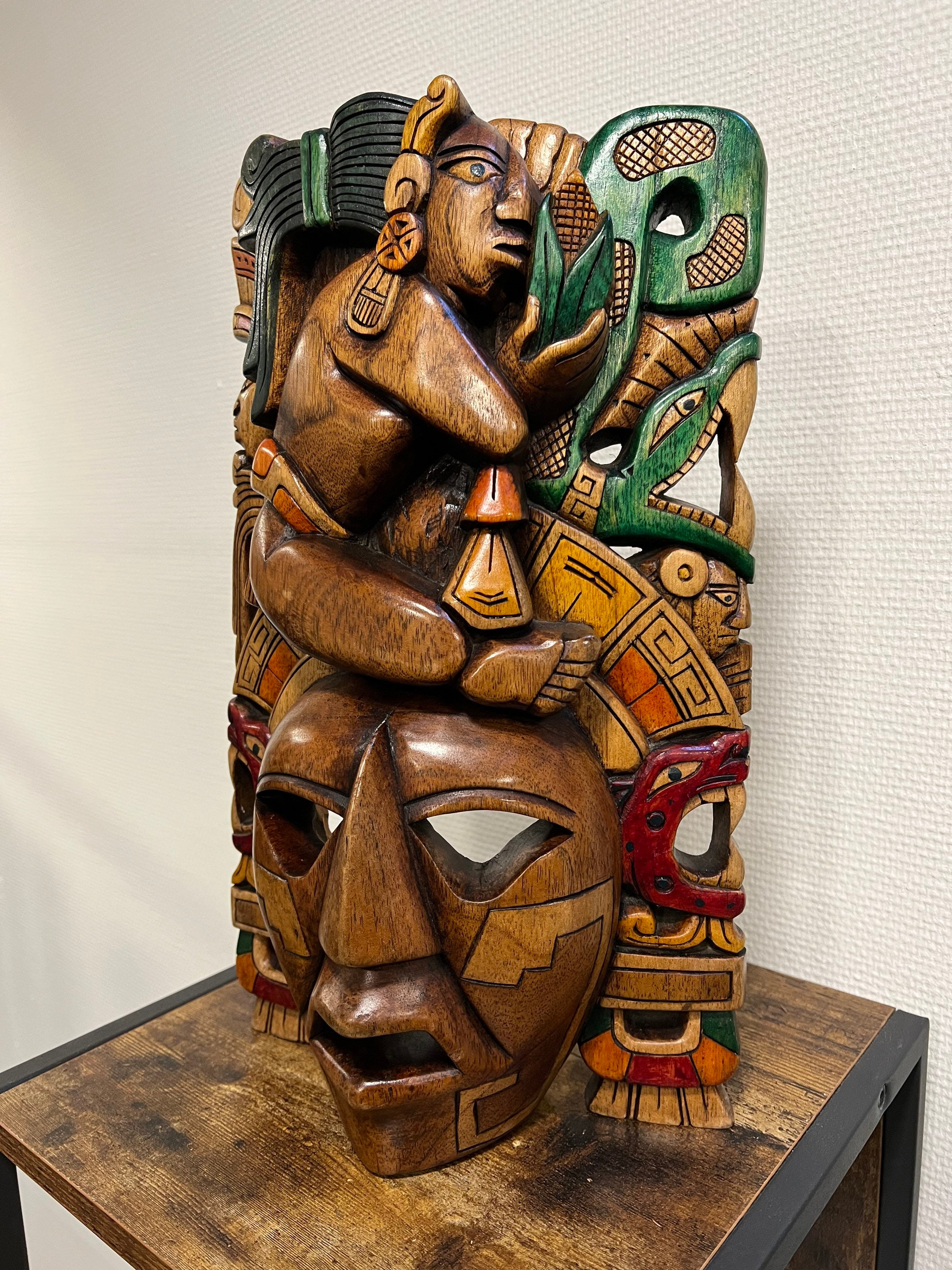 MASK Hand Carved by a Mayan Artist From Yucatán, Mexico - Etsy UK