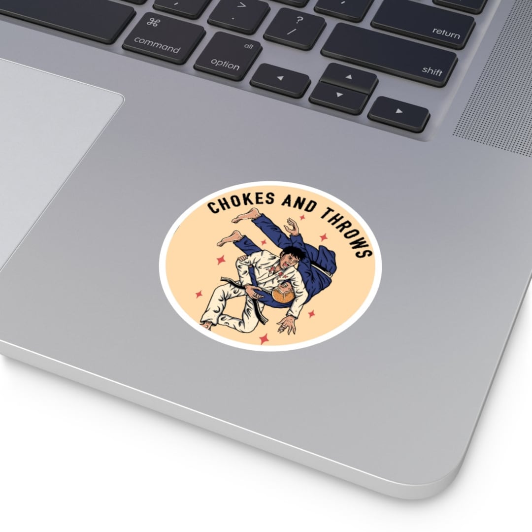 BJJ Chokes and Throws Round Stickers Indoor/outdoor - Etsy