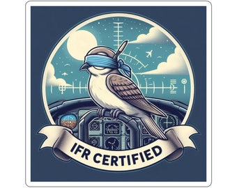 Funny Aviation Stickers, Caution Confused Pilot, Gift for Ultralight ...