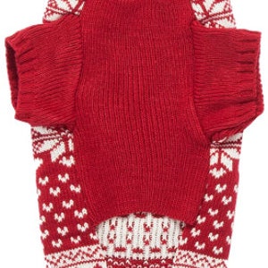 Dog Reindeer Holiday Pet Clothes Sweater for Dogs Puppy Kitten Cats ...