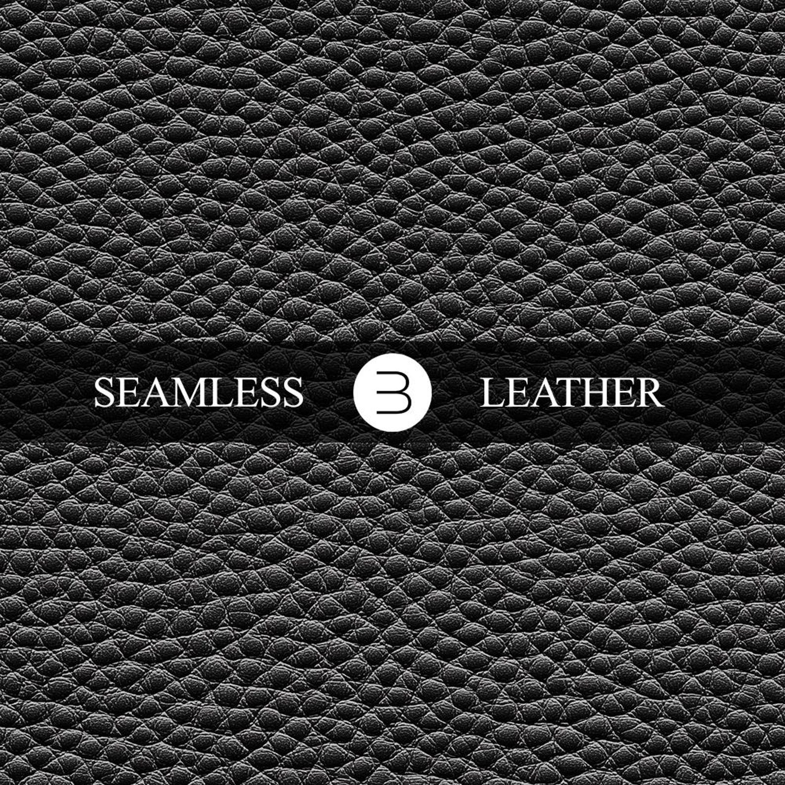 Deep Black Leather Texture Pattern – Seamless Pebbled Faux Leather ...