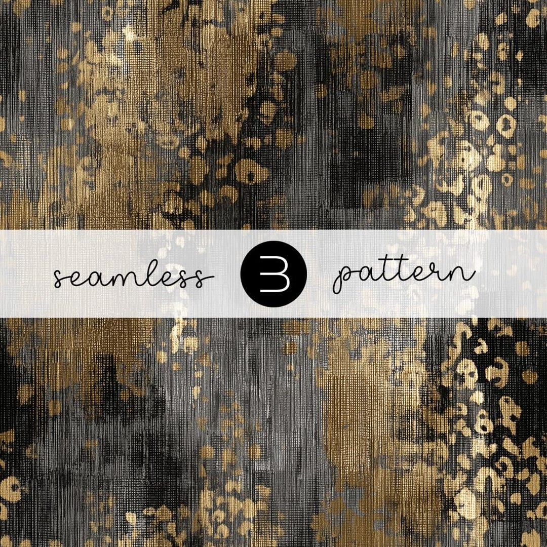 Gold Foil Leopard Print: Abstract Animal Pattern (digital Download) - Etsy