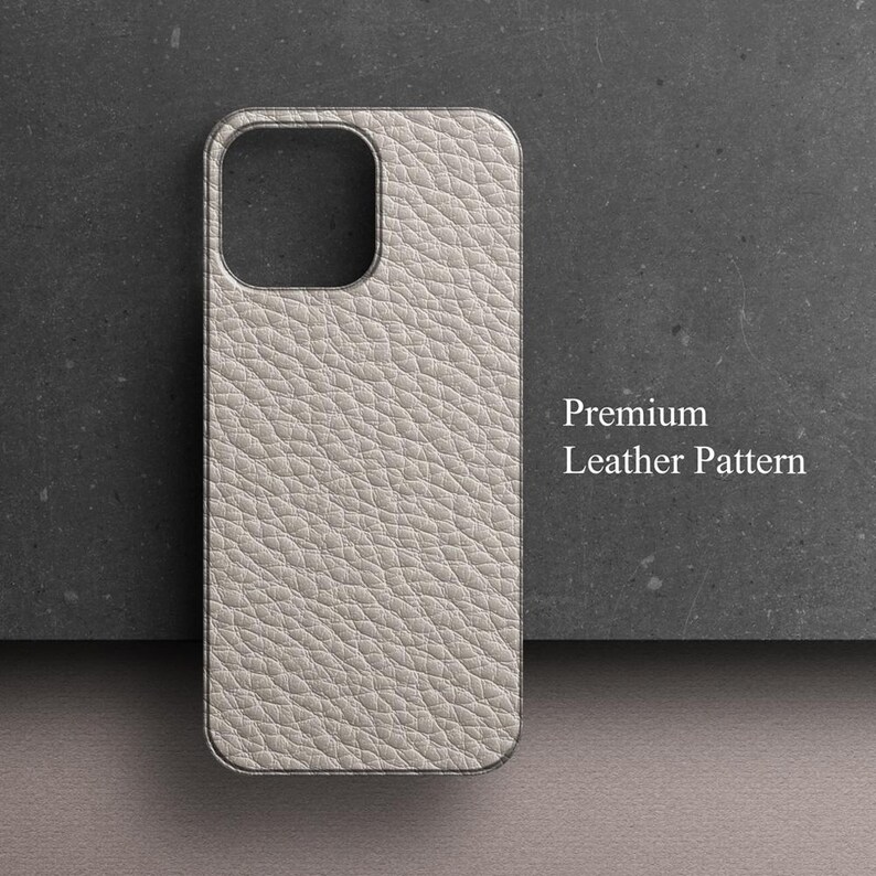 Soft Warm Gray Pebbled Leather Texture Pattern – Seamless Neutral Faux ...