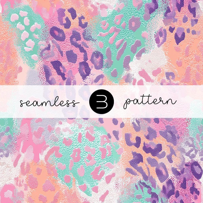 Pastel Leopard Print - Etsy