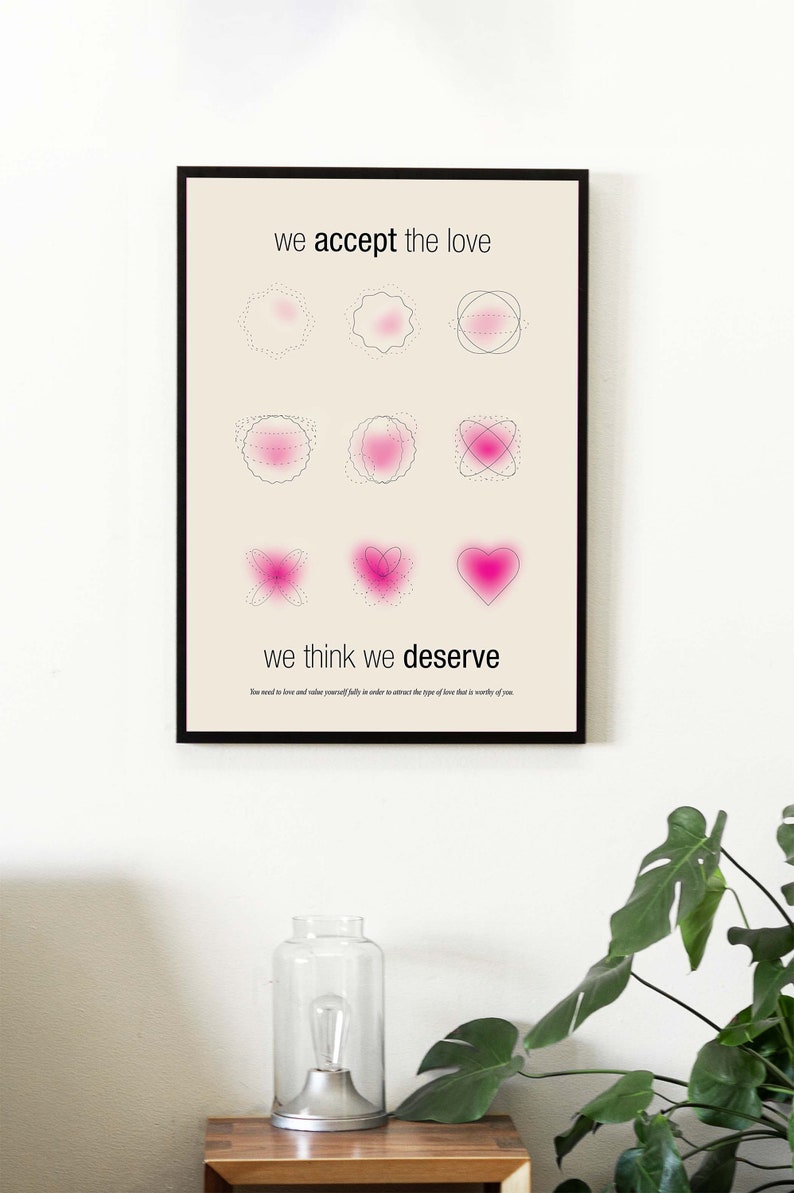 Self Love Poster, Self Care Printable, Trendy Dorm Decor, Spiritual Art ...