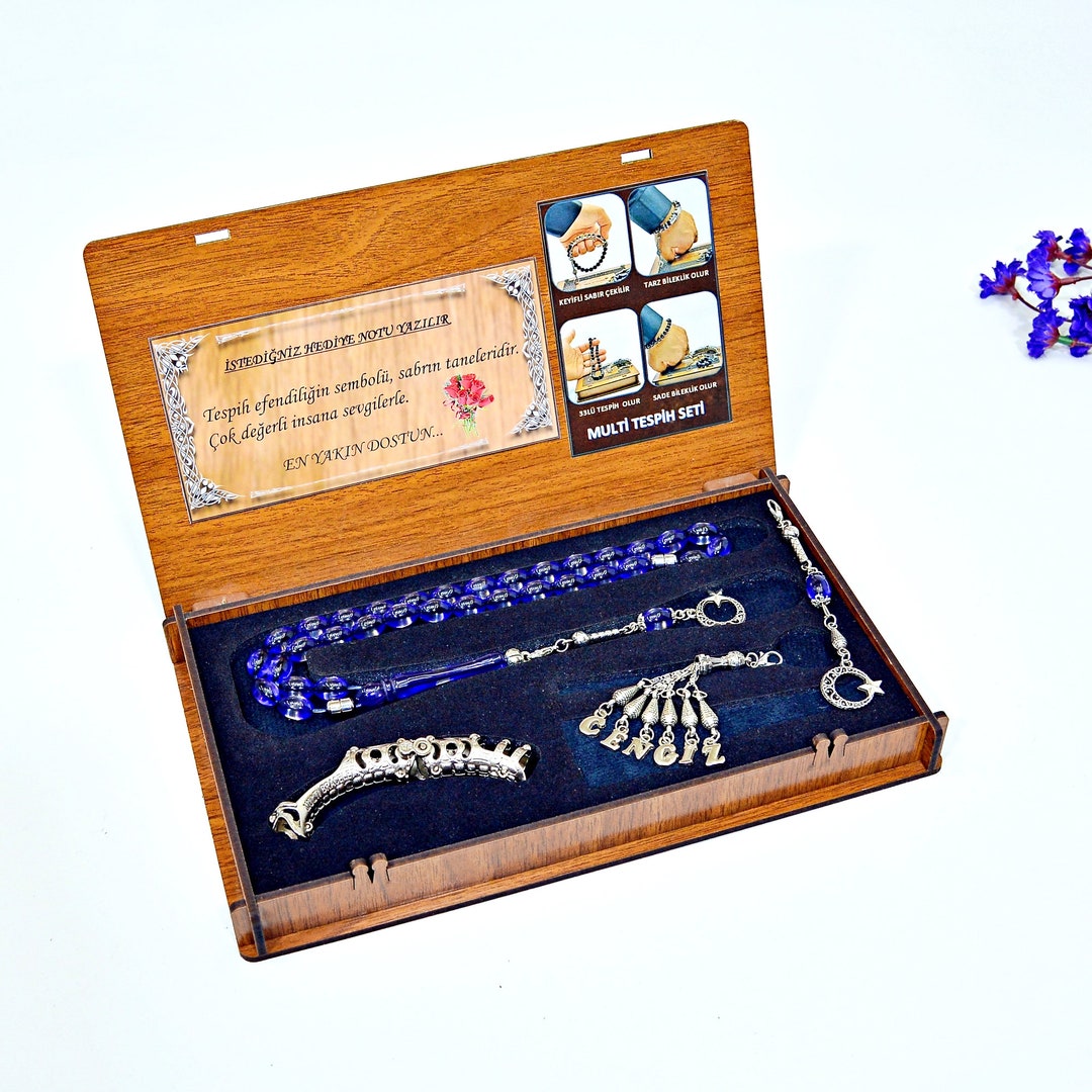 Personalized Islamic Tasbih With Name Tassel Worry Beads - Etsy