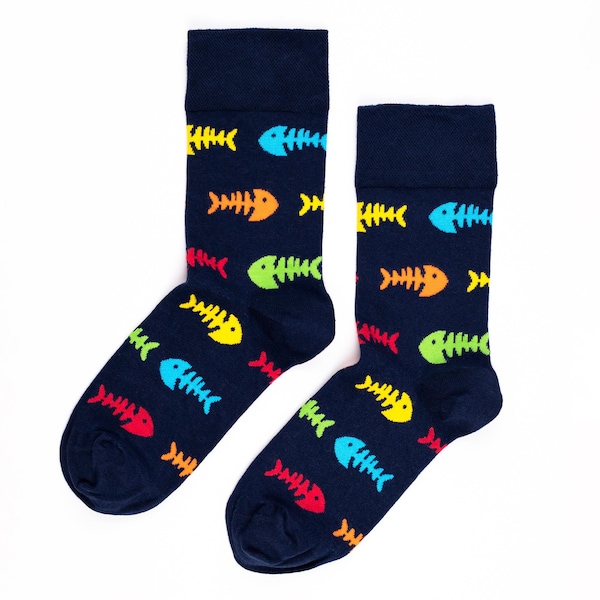 Funny Fish Socks - Etsy
