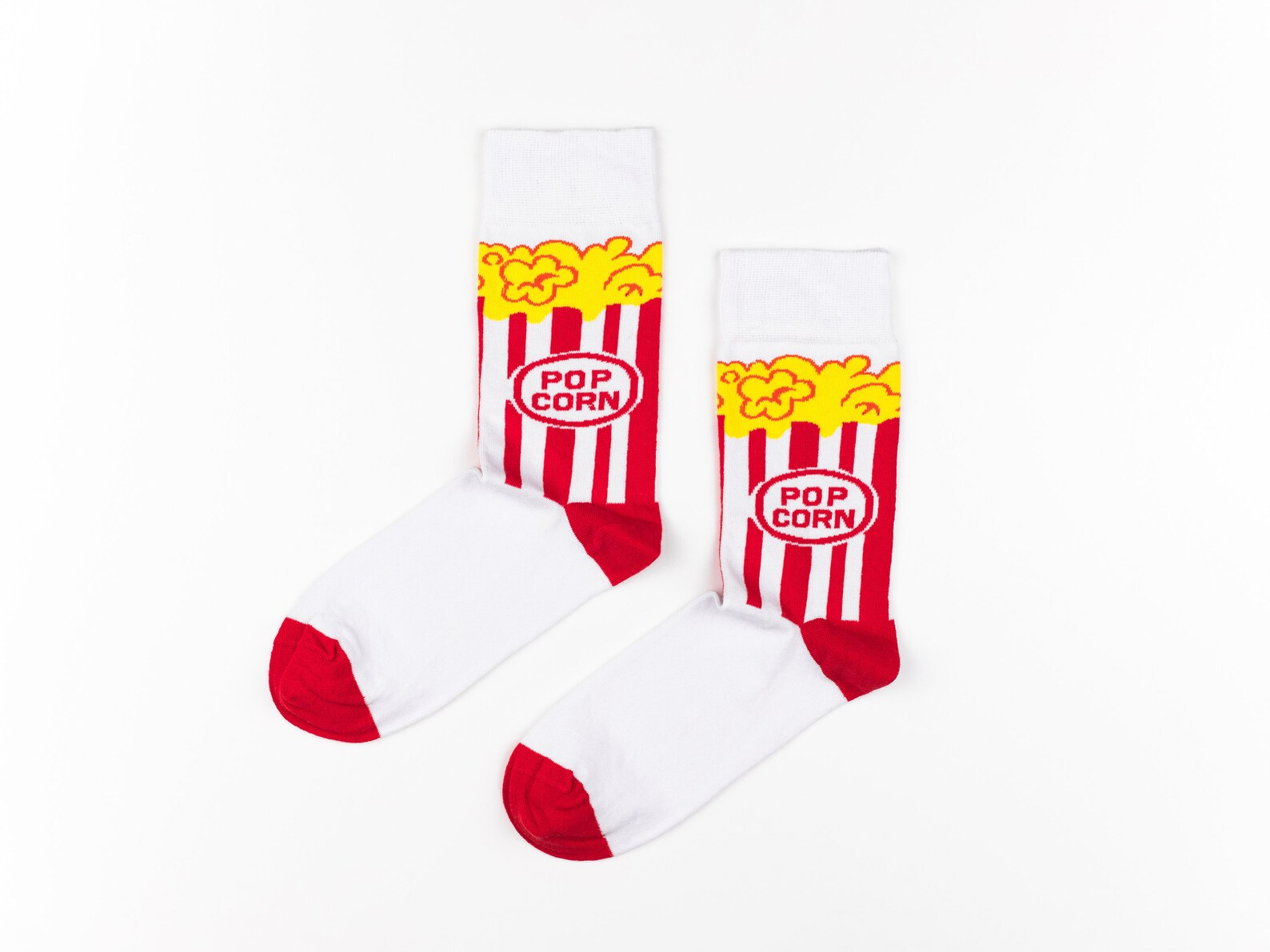 Popcorn Socks, Food Socks, Popcorn Gift, Gift for Foodlover, Crazy ...