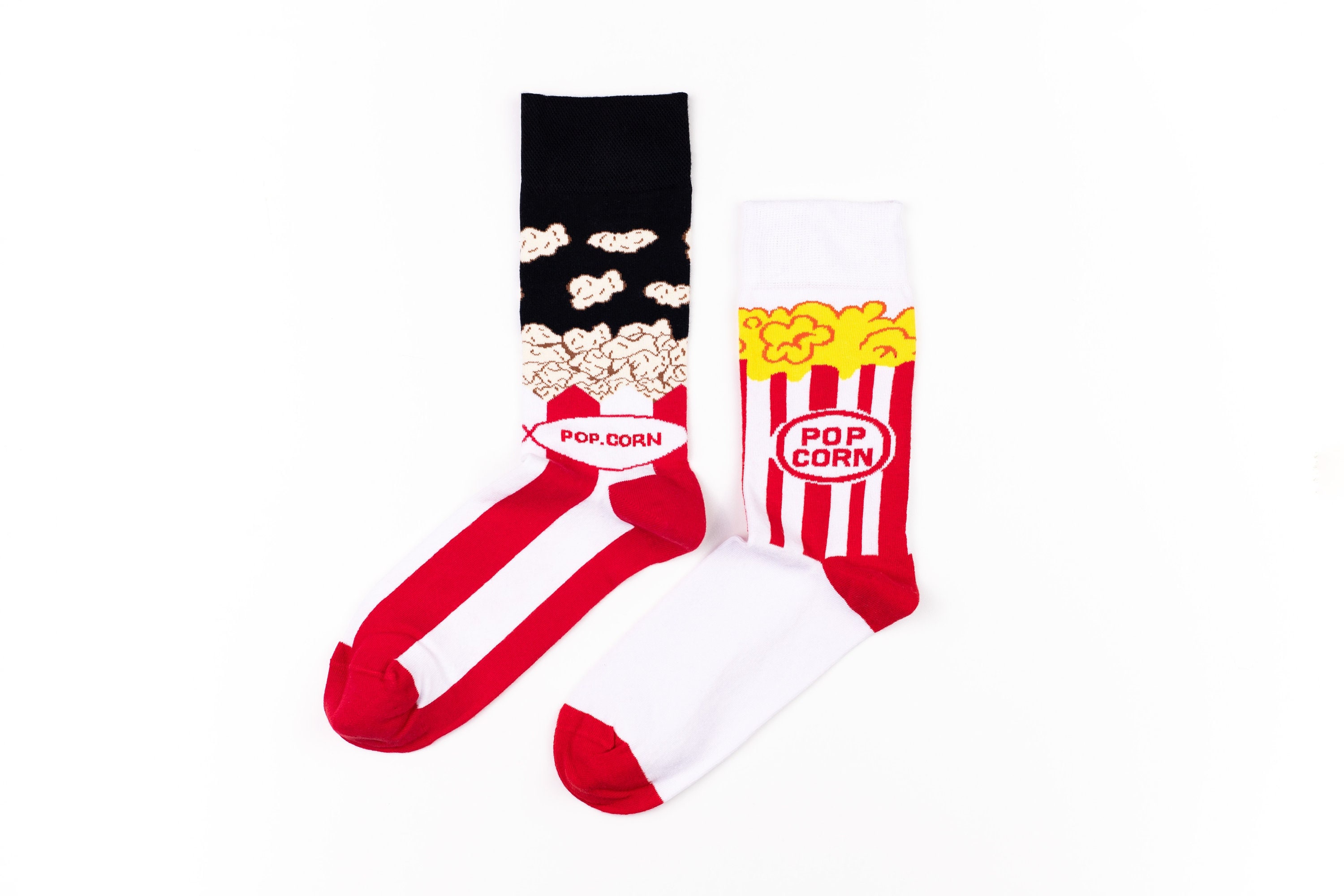 Popcorn Socks, Food Socks, Popcorn Gift, Gift for Foodlover, Crazy ...