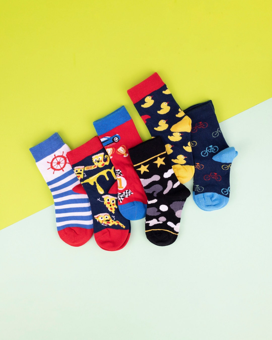 Kids Socks, Children Socks, Organic Cotton Kids Socks Pack, Gift Socks ...