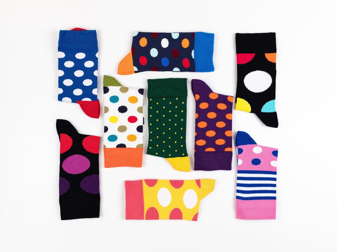 Dotted Socks, Polka Dot Socks, Spotted Socks, Grooms Socks, Dress Socks ...