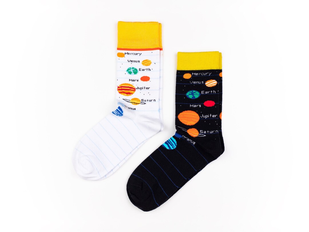 Planet Socks, School Socks, Solar System Socks, Galaxy Socks, Astronomy ...
