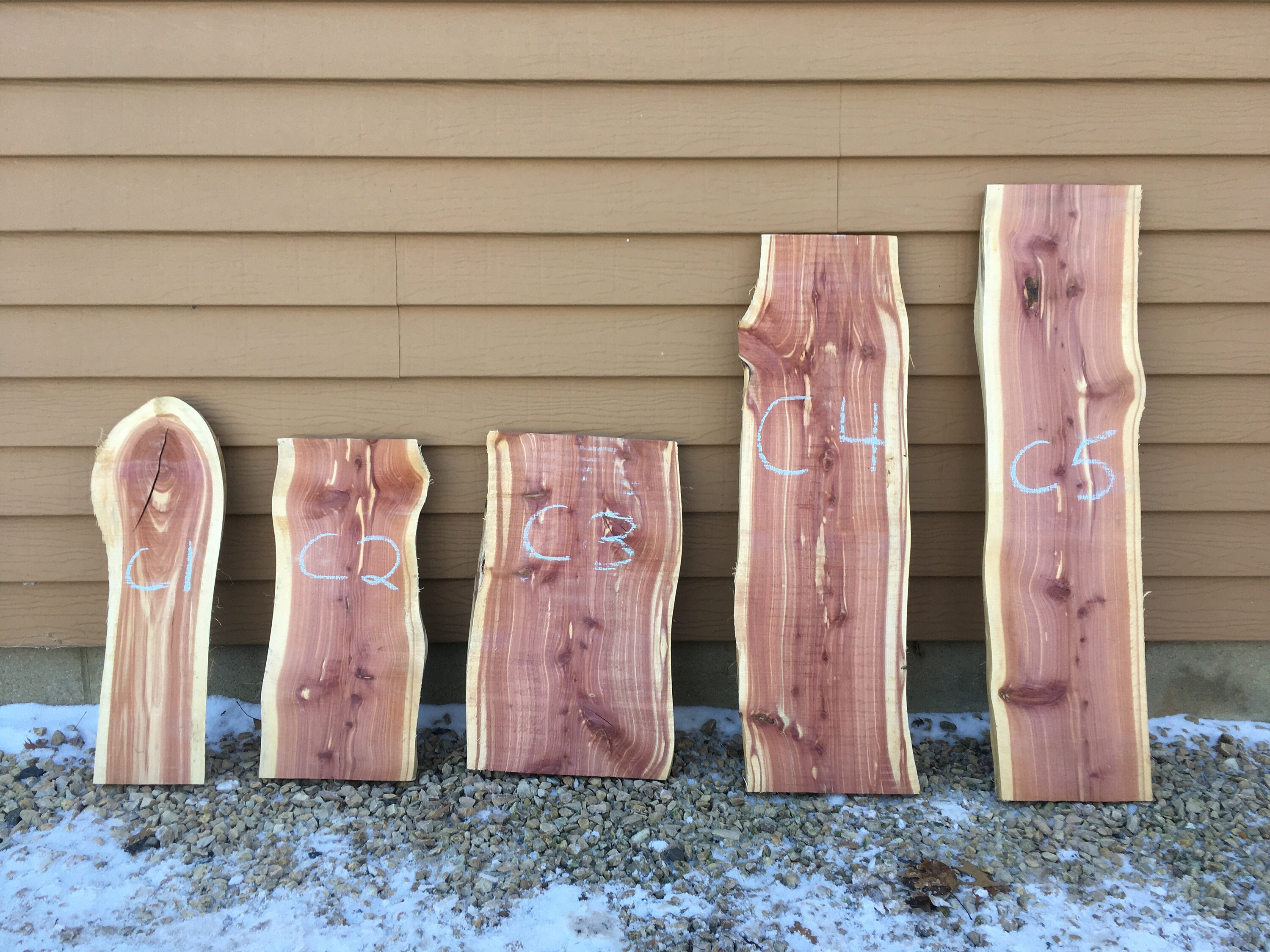 Live Edge Red Cedar Slabs - Etsy