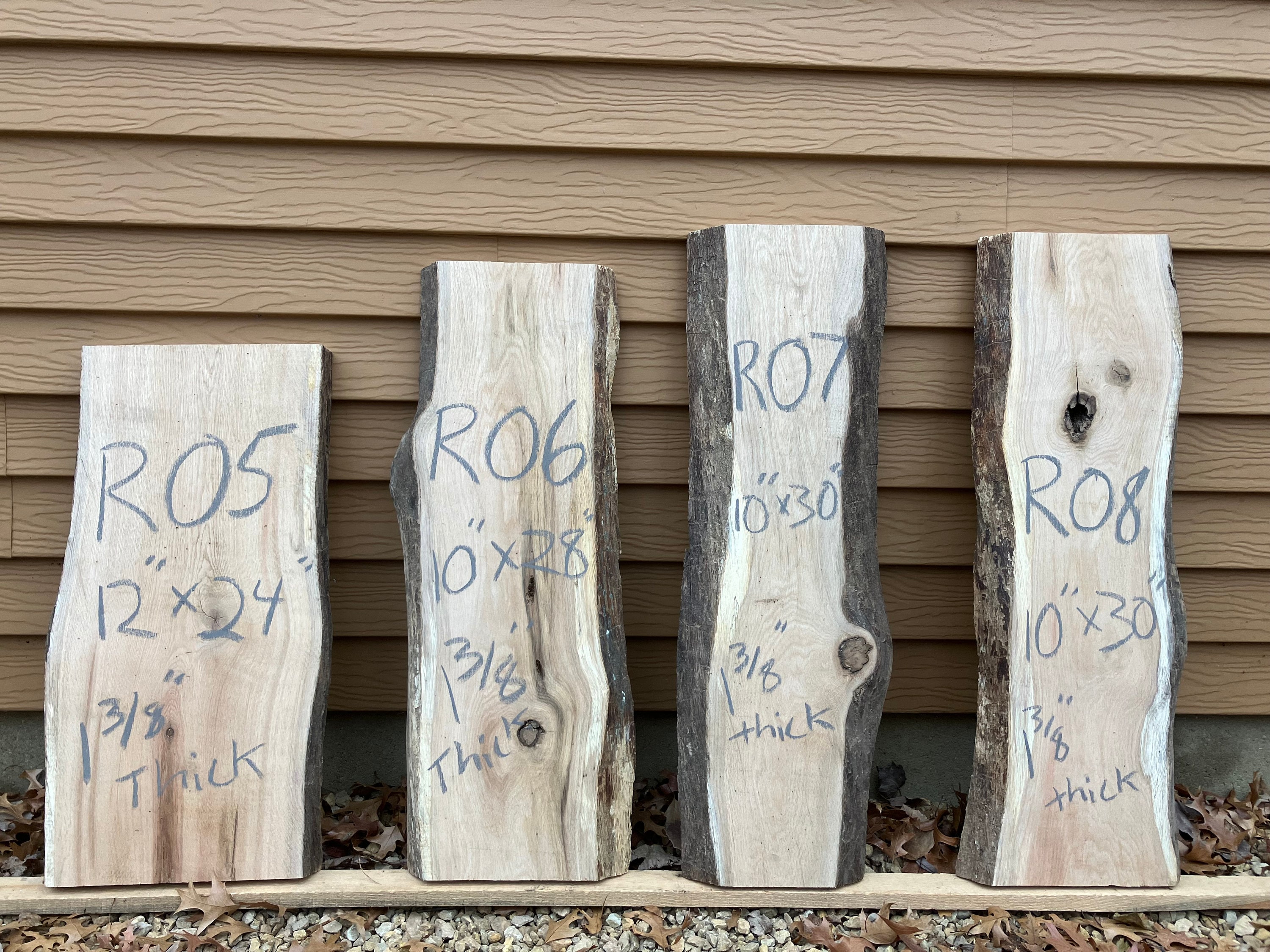 Live Edge Red Oak Slabs - Etsy