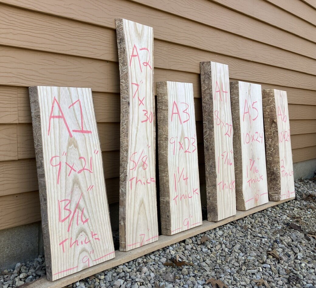 Live Edge Ash Slab/eab Beetle Kill - Etsy
