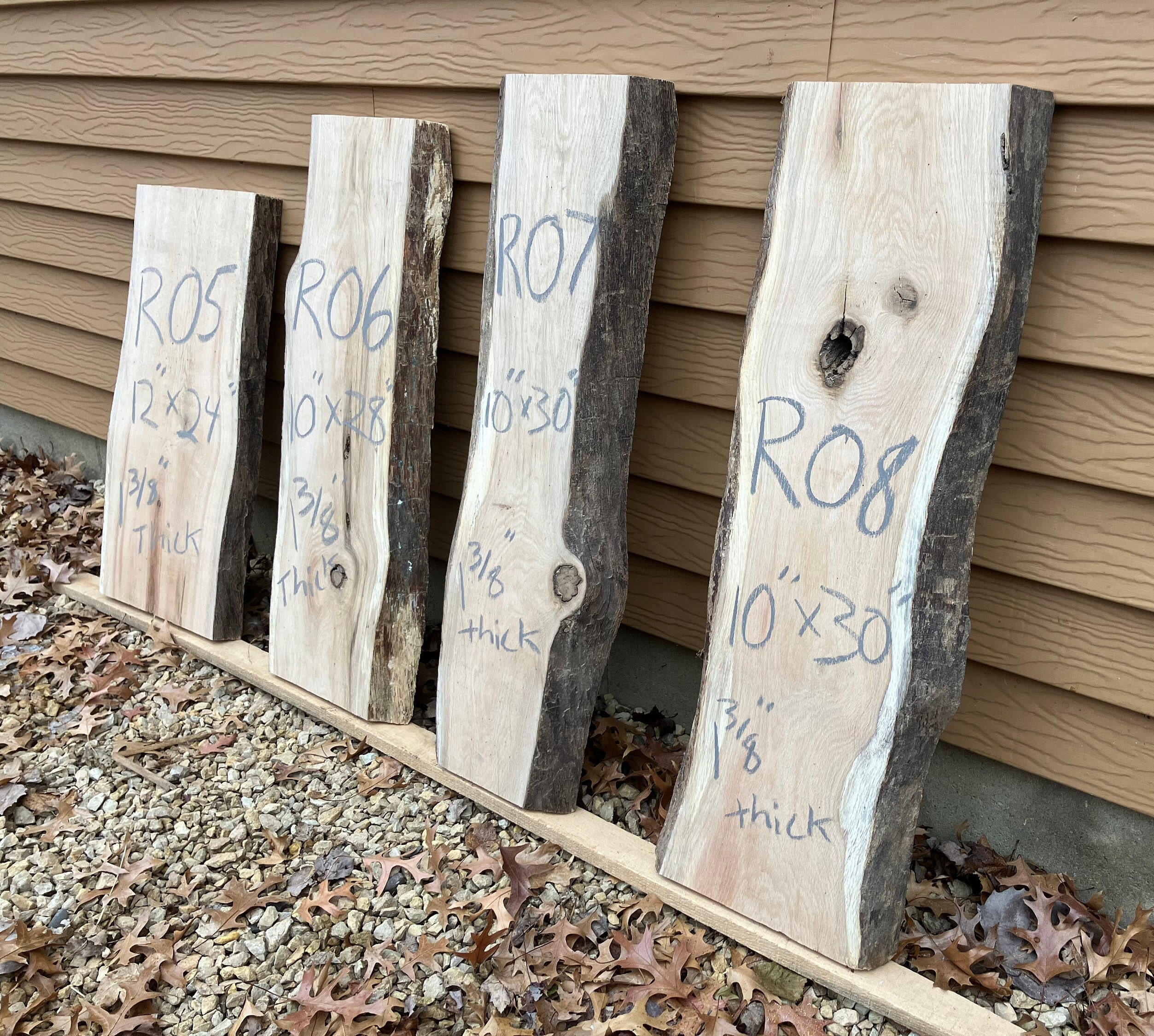 Live Edge Red Oak Slabs - Etsy