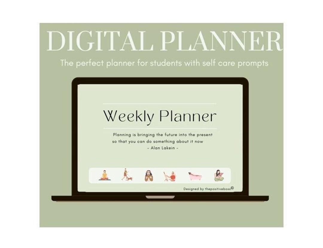 Uni Planner Interactive Organiser Printable Agenda - Etsy