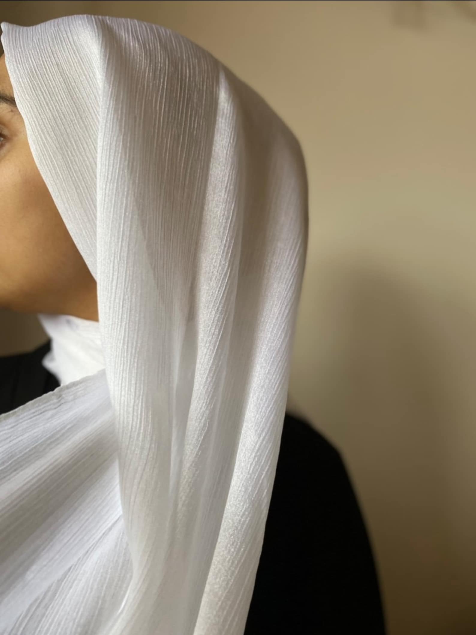 Eid Hijab, White Hijab, Chiffon Hijabs, Eid Chiffon Hijabs, Chiffon ...