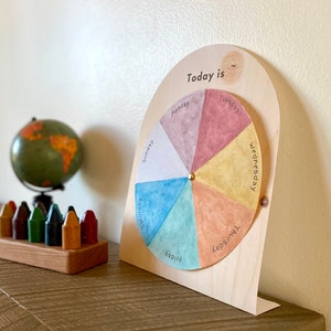 Waldorf Education Inspired Days of the Week Circular Rhythm Chart ...