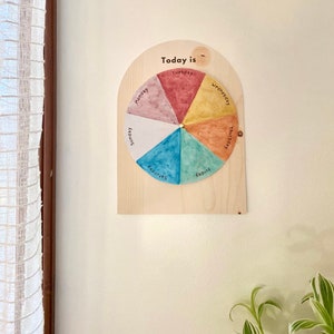 Waldorf Education Inspired Days of the Week Circular Rhythm Chart ...