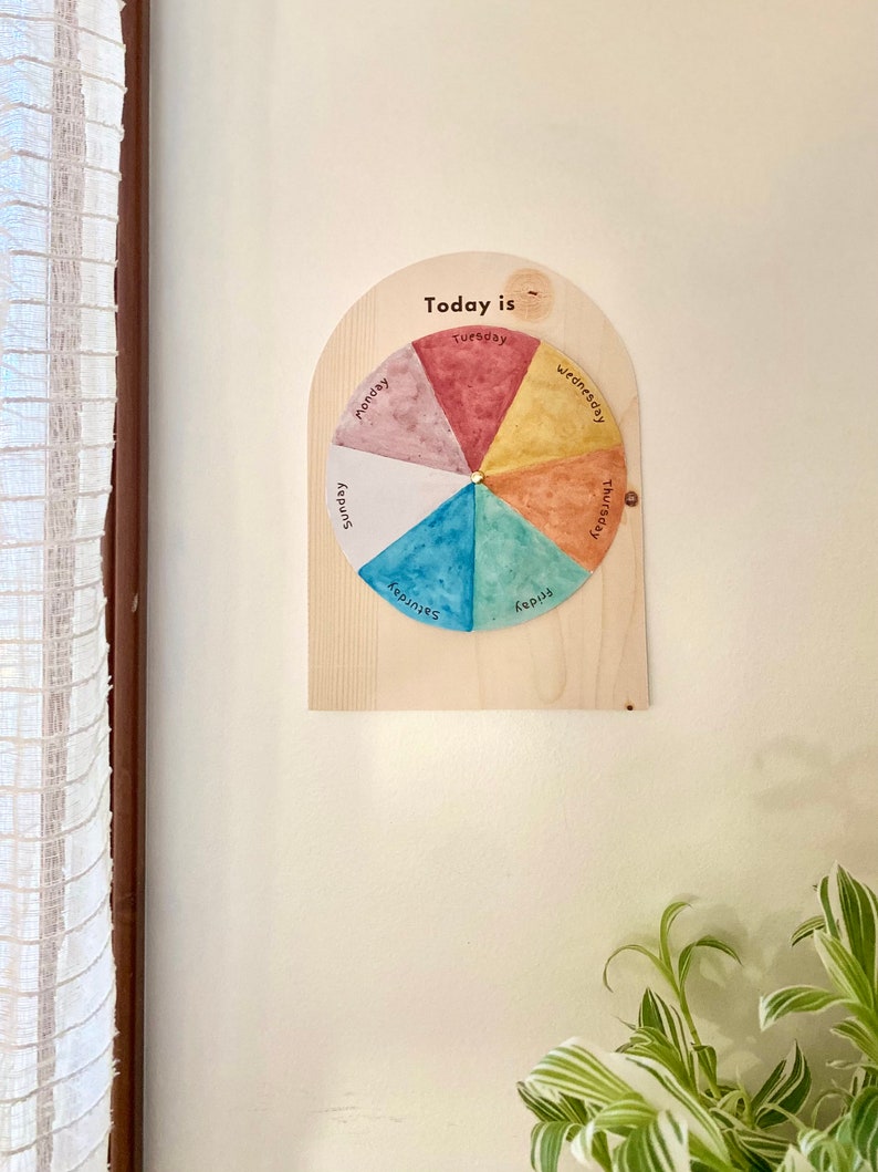 Waldorf Education Inspired Days of the Week Circular Rhythm Chart ...