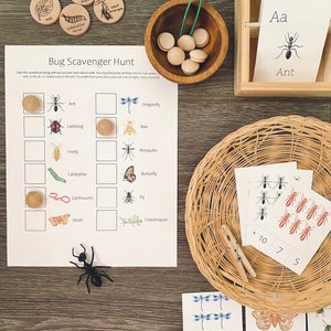 Bug Early Learning Bundle Unit Study for Ages 2-8 Nature Inspired Paly ...