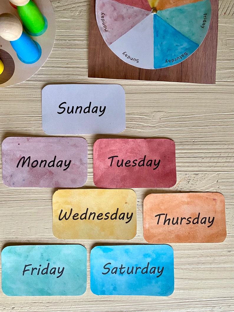 Waldorf Education Inspired: Days of the Week Early Learning Pack ...