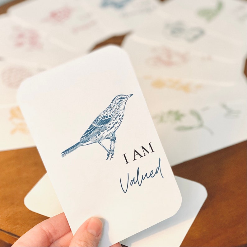 Nature Inspired Affirmation Cards for All Ages - Etsy