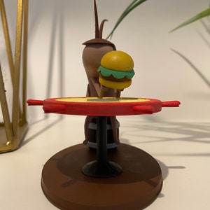 Spongebob Cockroach Eating a Krabby Patty Diorama | Etsy