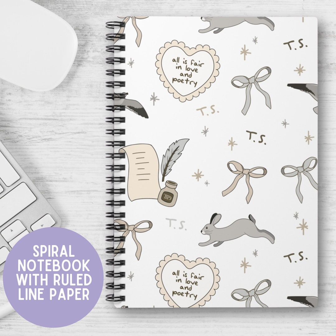 The Tortured Poets Department Doodle Spiral Notebook, Notebook for ...