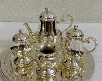 Rodd Silver Tea Service - Hecworth Pattern - Like NEW !!! - Un Used ...
