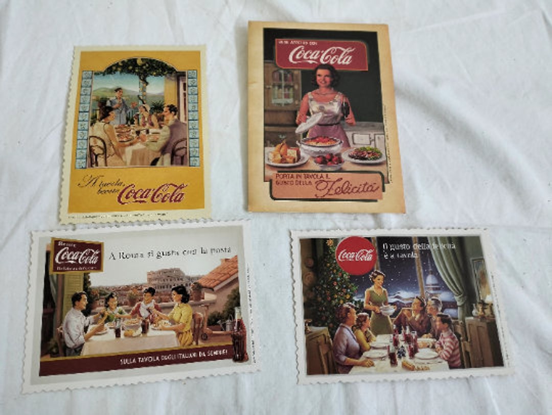 Sachet With Three Coca-cola Postcards Collector's Items - Etsy