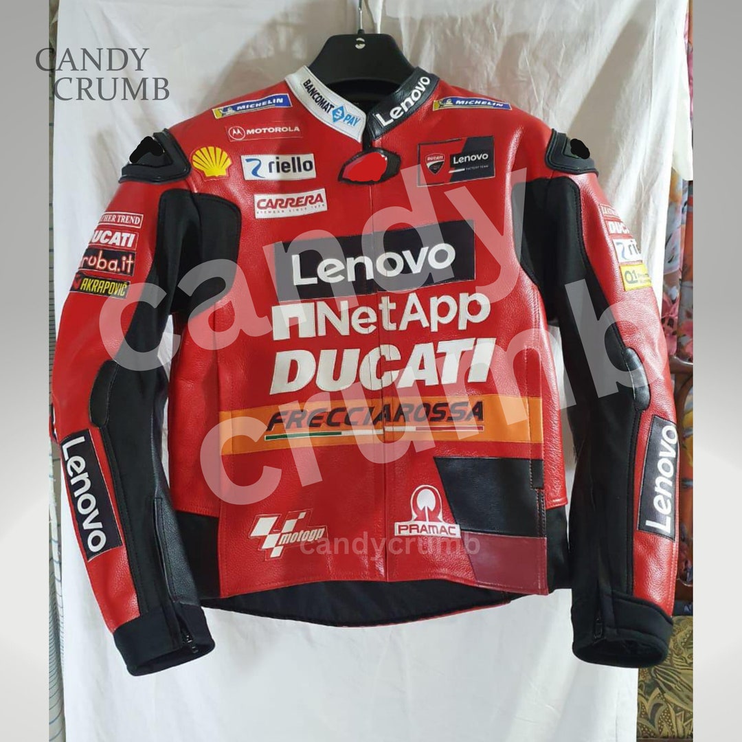 Ducati Lenovo Motorbike Racing Leather Jacket/ Motogp Leather Jacket ...