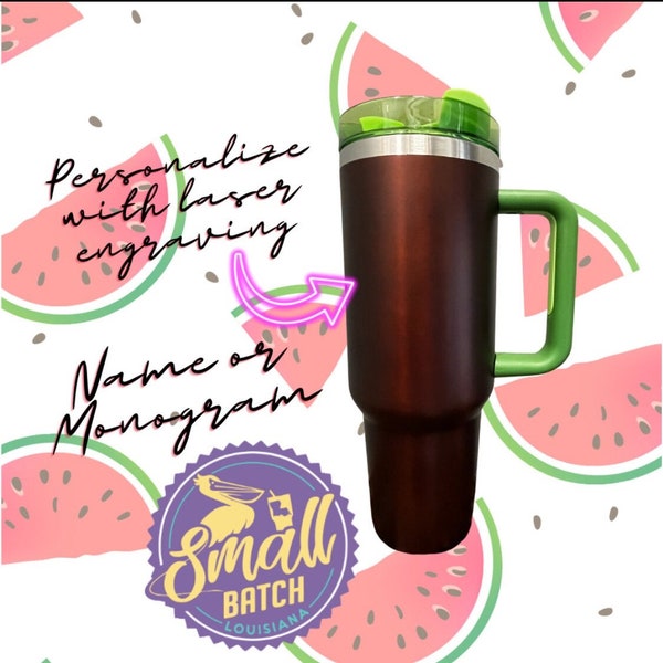 Watermelon Moonshine Stanley Tumbler - Etsy
