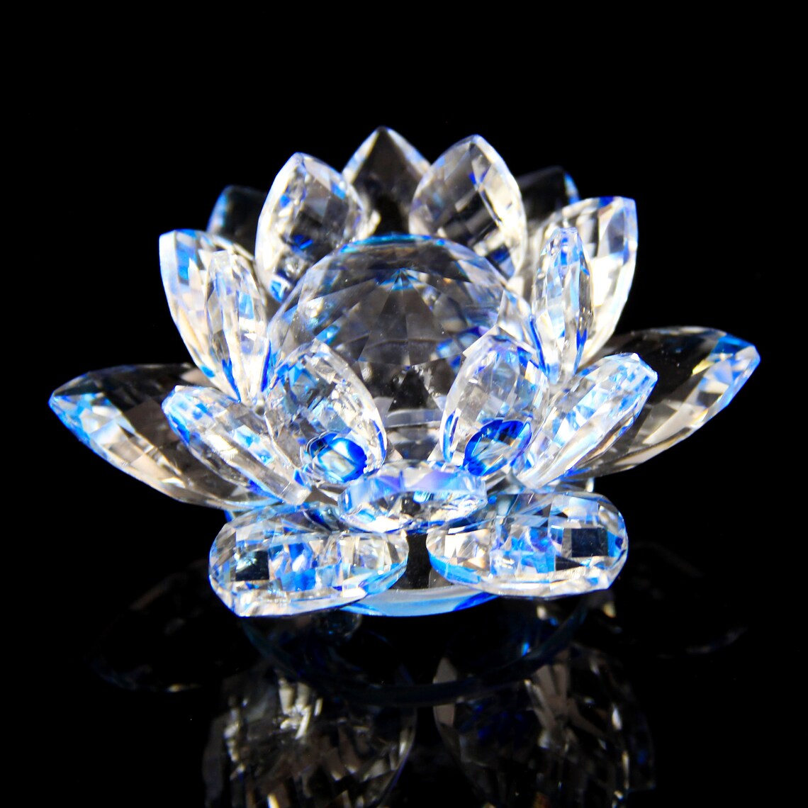 Handmade Crystal Glass Lotus Flower Water Lilymothers - Etsy