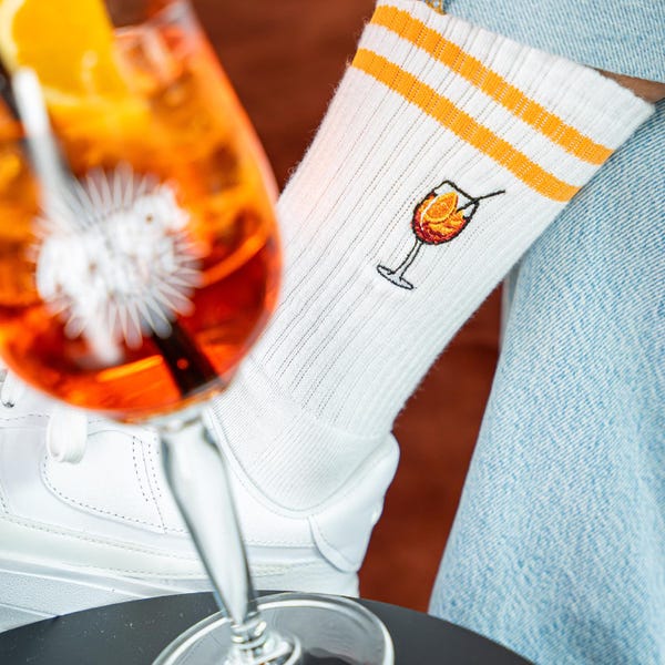Aperol spritz socken - Etsy.de