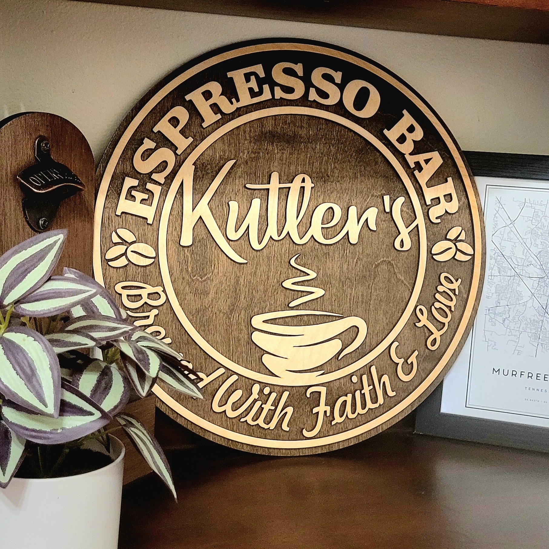 Personalized Espresso Bar Sign Custom Espresso Bar Sign Espresso Bar ...