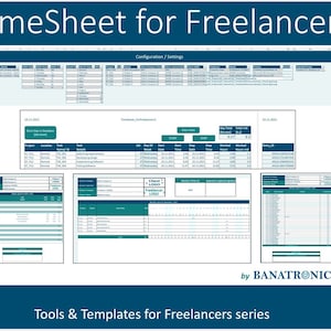 Time Sheet | Timesheet for Freelancers | Work Log | Consultants ...