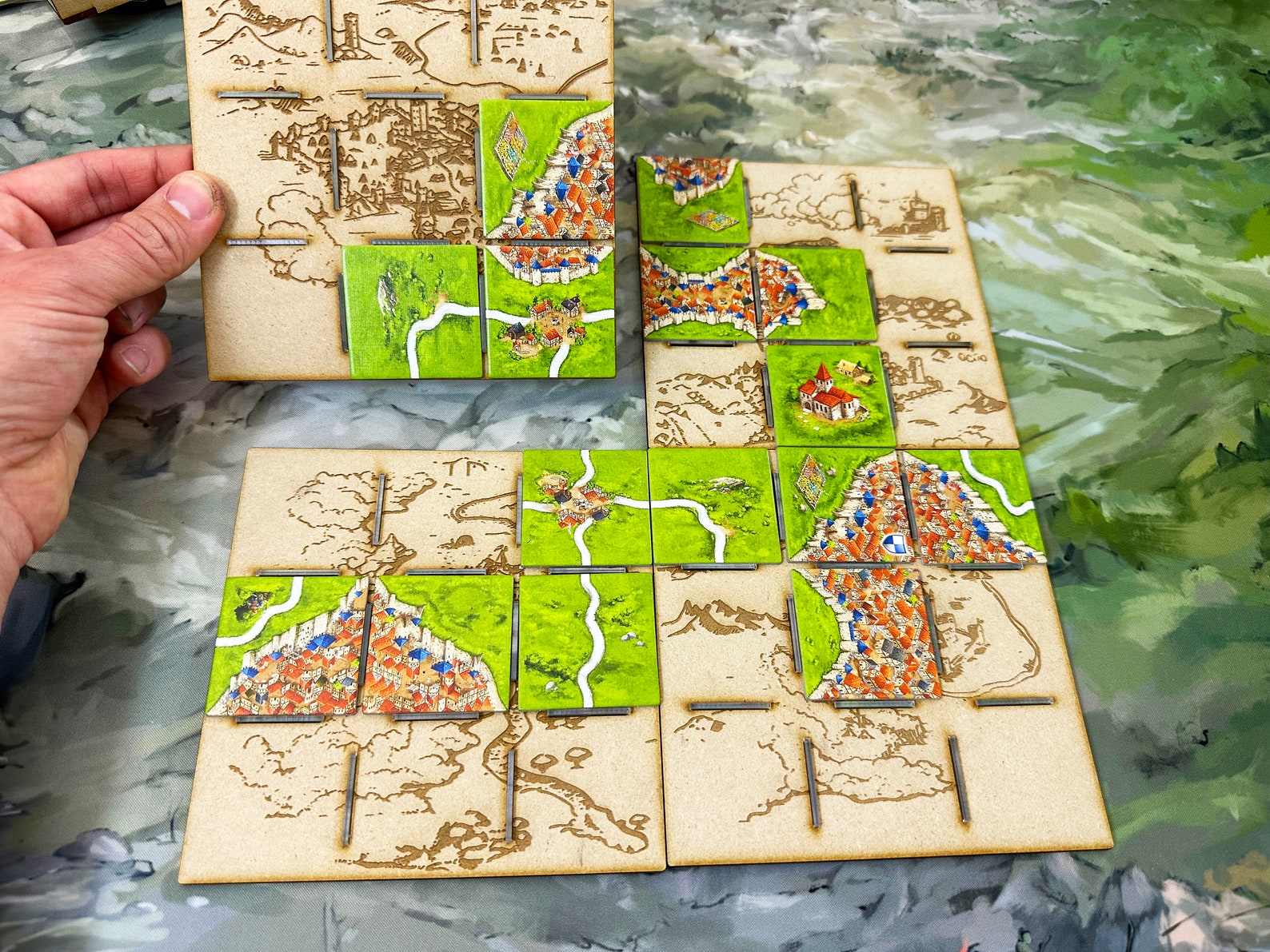 Carcassonne Compatible Tile Slot System - Etsy