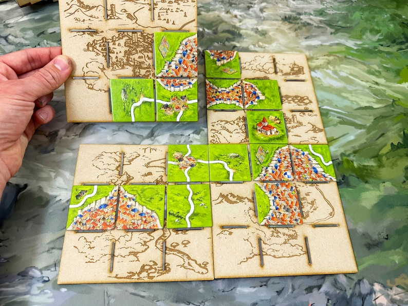 Carcassonne Compatible Tile Slot System - Etsy