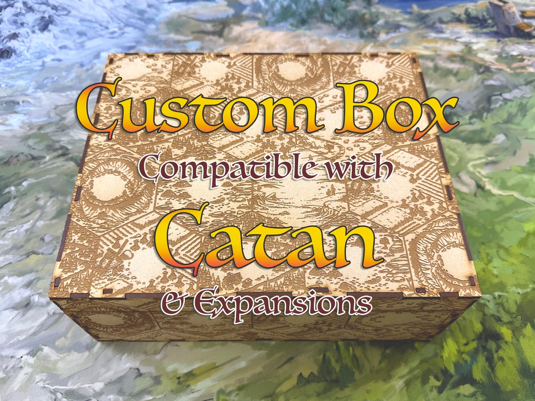 Catan Compatible Custom Box - Also Works With Catan Expansions - Etsy