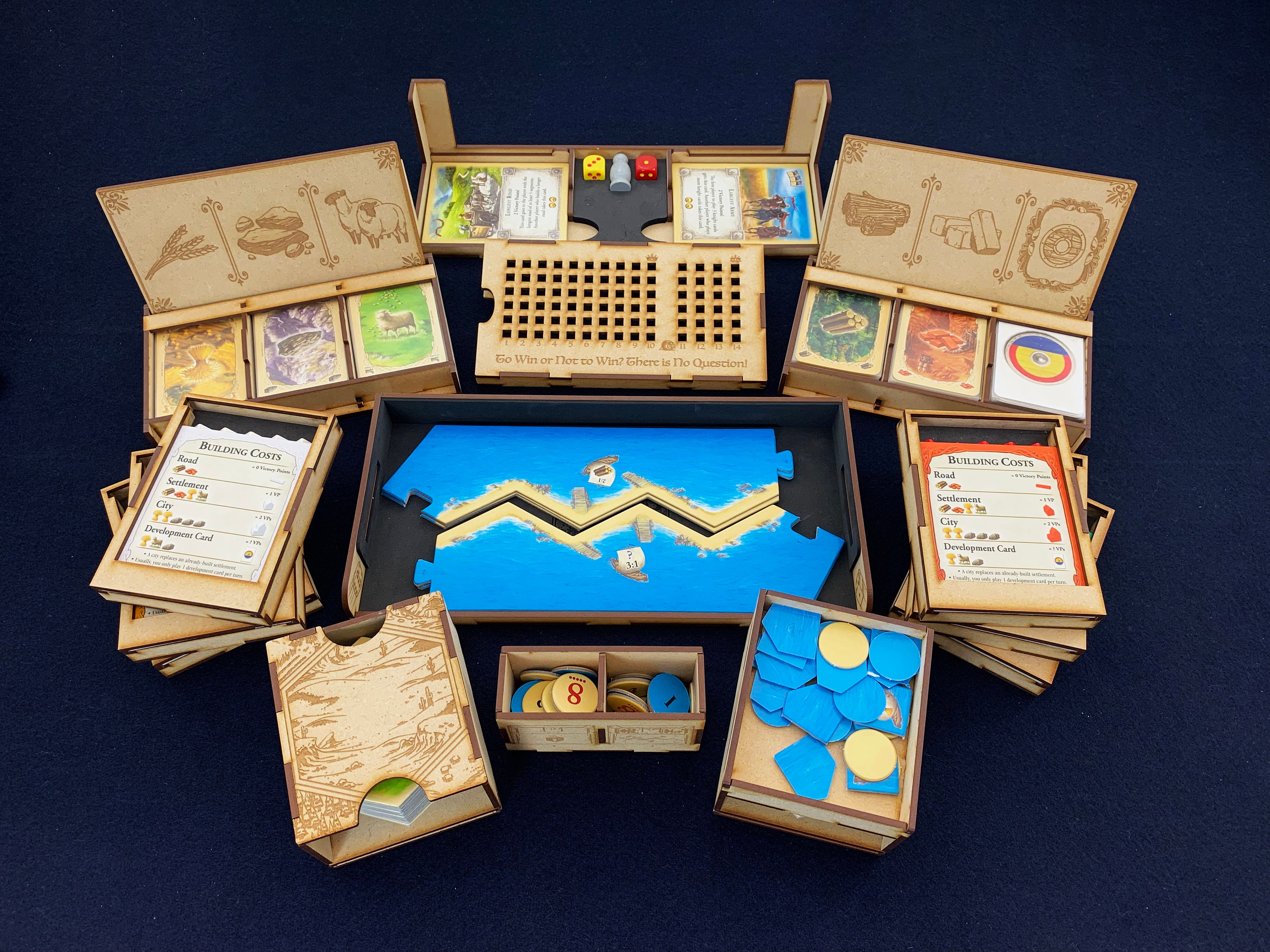 Catan Compatible Organizational Insert - Etsy Australia