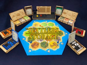 Custom 3D Print, Magnetic Game Board for Settlers of Catan - Etsy Canada