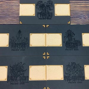 Cthulhu Death May Die Compatible Acrylic Overlays, Dashboards, and Dice ...