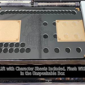 Cthulhu Death May Die Compatible Acrylic Overlays, Dashboards, and Dice ...